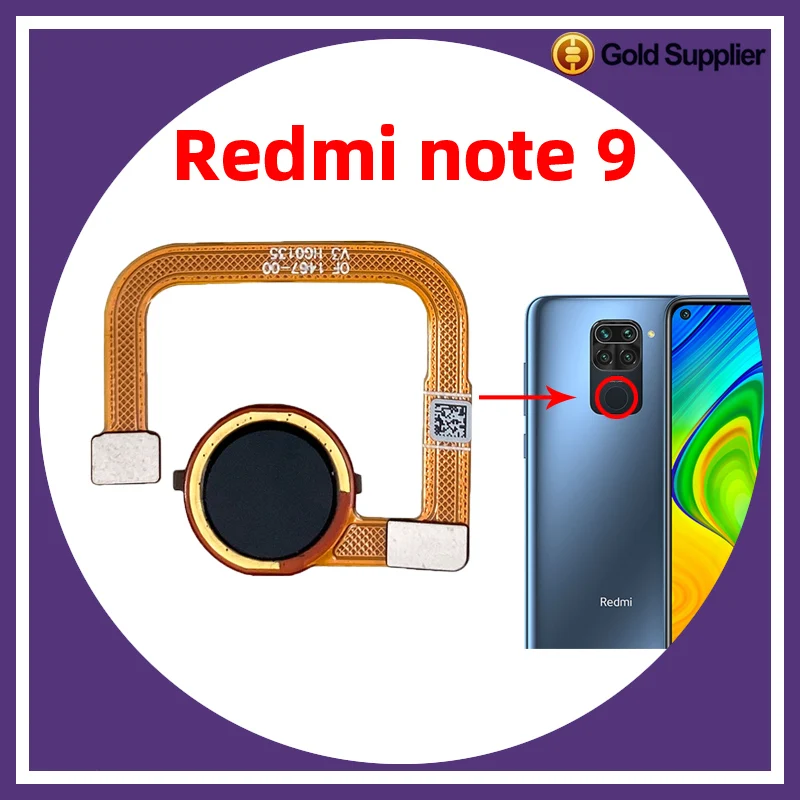 Sensor-de-huella-digital-Original-para-Xiaomi-Redmi-Note-9-tecla-de ...
