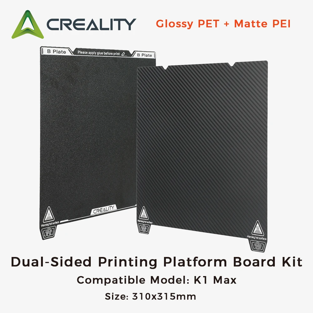 Creality-K1-Max-Dual-Sided-Printing-Platform-Board-Kit-Glossy-PET-Matte ...