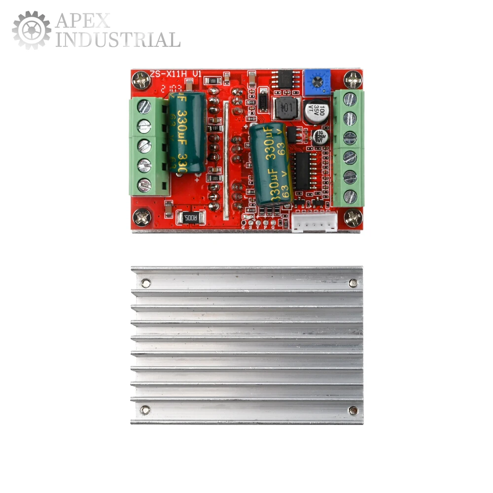 ZS-X11H DC 6-60V 400W Three Phase DC Brushless Motor Controller BLDC ...