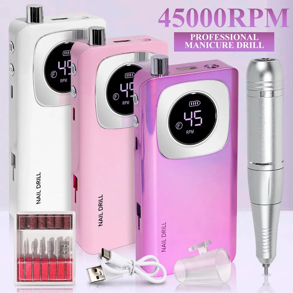 45000RPM-Electric-Nail-Drill-Machine-Portable-Nail-File-Rechargeable ...