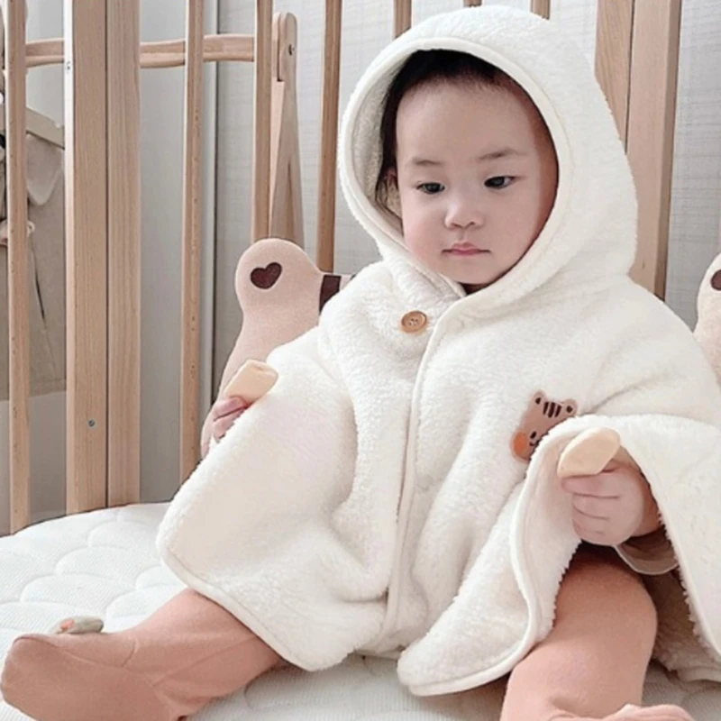 Baby-Outwear-Ponchos-Cape-Baby-Cover-Windproof-Hooded-Cloak-Winter-Warm ...