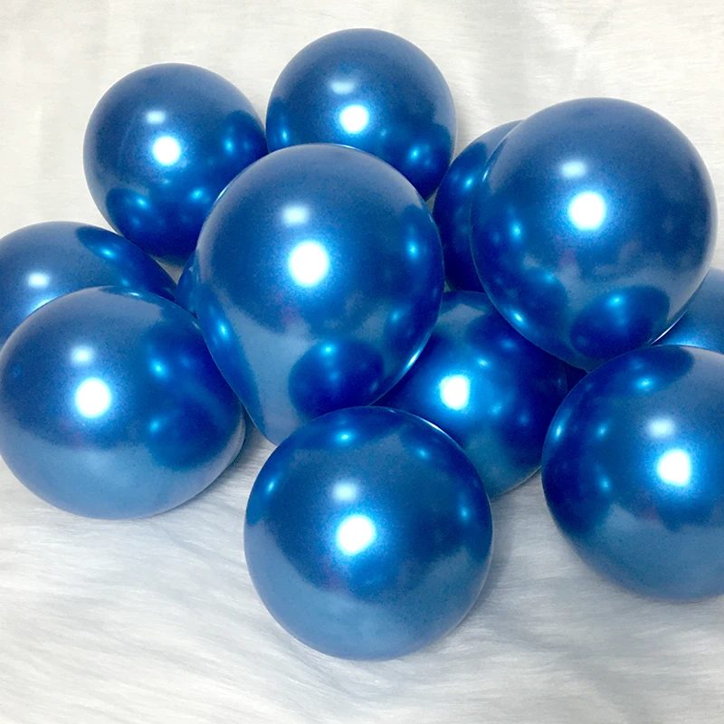 5-18inch-Chrome-Metal-Ballon-Large-Latex-Balloon-Gold-Silver-Blue ...
