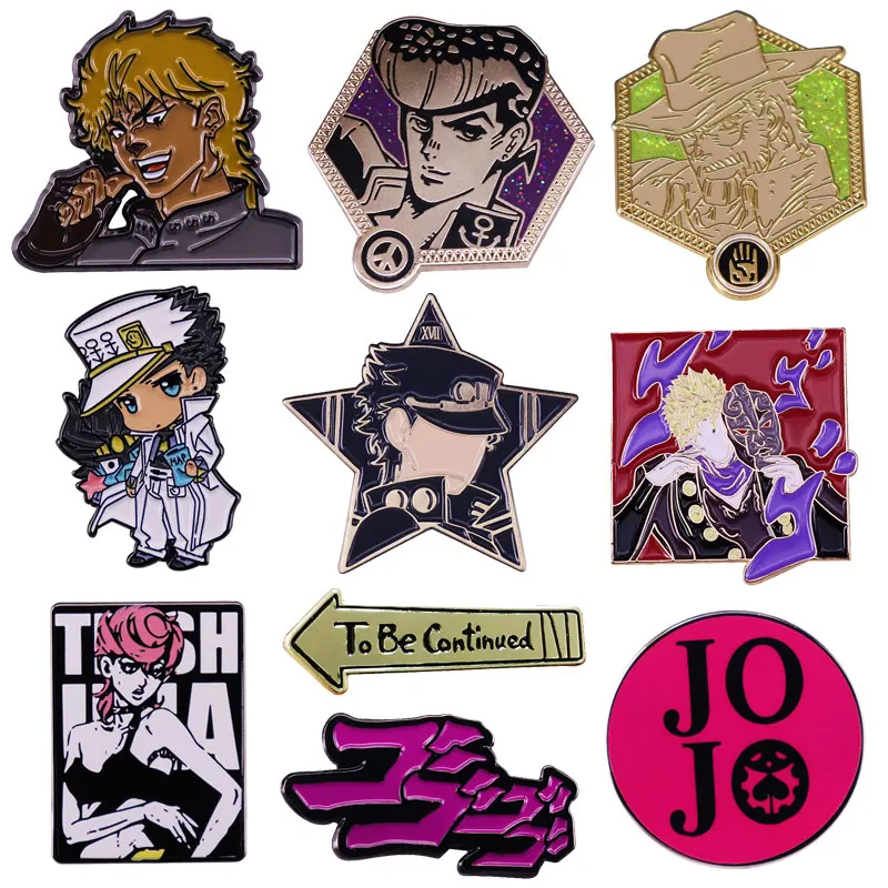 Jojos-Anime-Movies-Metal-Cartoon-Brooch-Lapel-Enamel-Pins-Collect ...