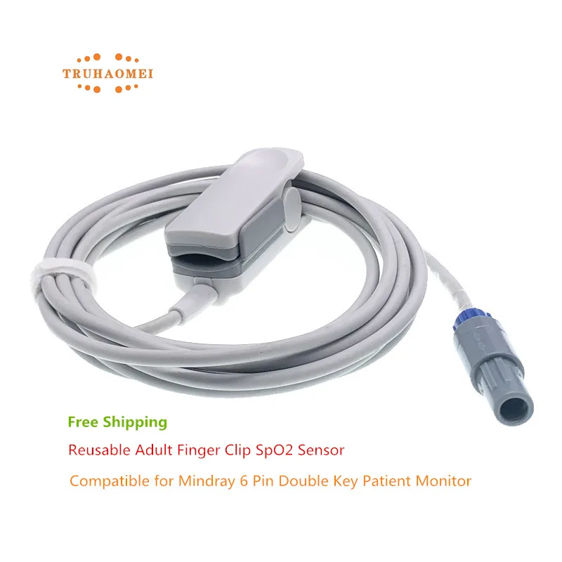 Compatible for Mindray MEC 1000 Edan M9 Nellcor Tech Reusable SPO2 ...