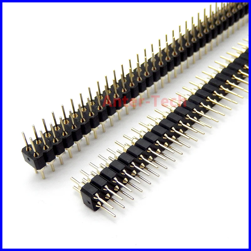 1PCS-2-40-40-80pin-connector-head-Round-pin-2x40-Gold-Pin-double-row ...