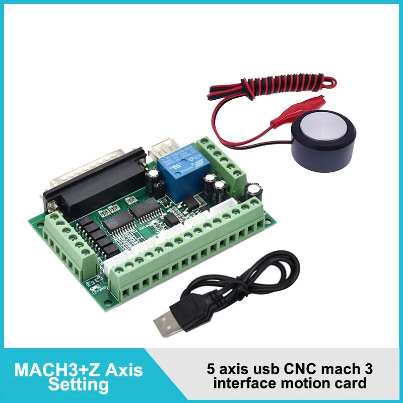 mach3-cnc-controller-5-axis-usb-CNC-mach-3-interface-motion-card-breakout-board-engraving ...