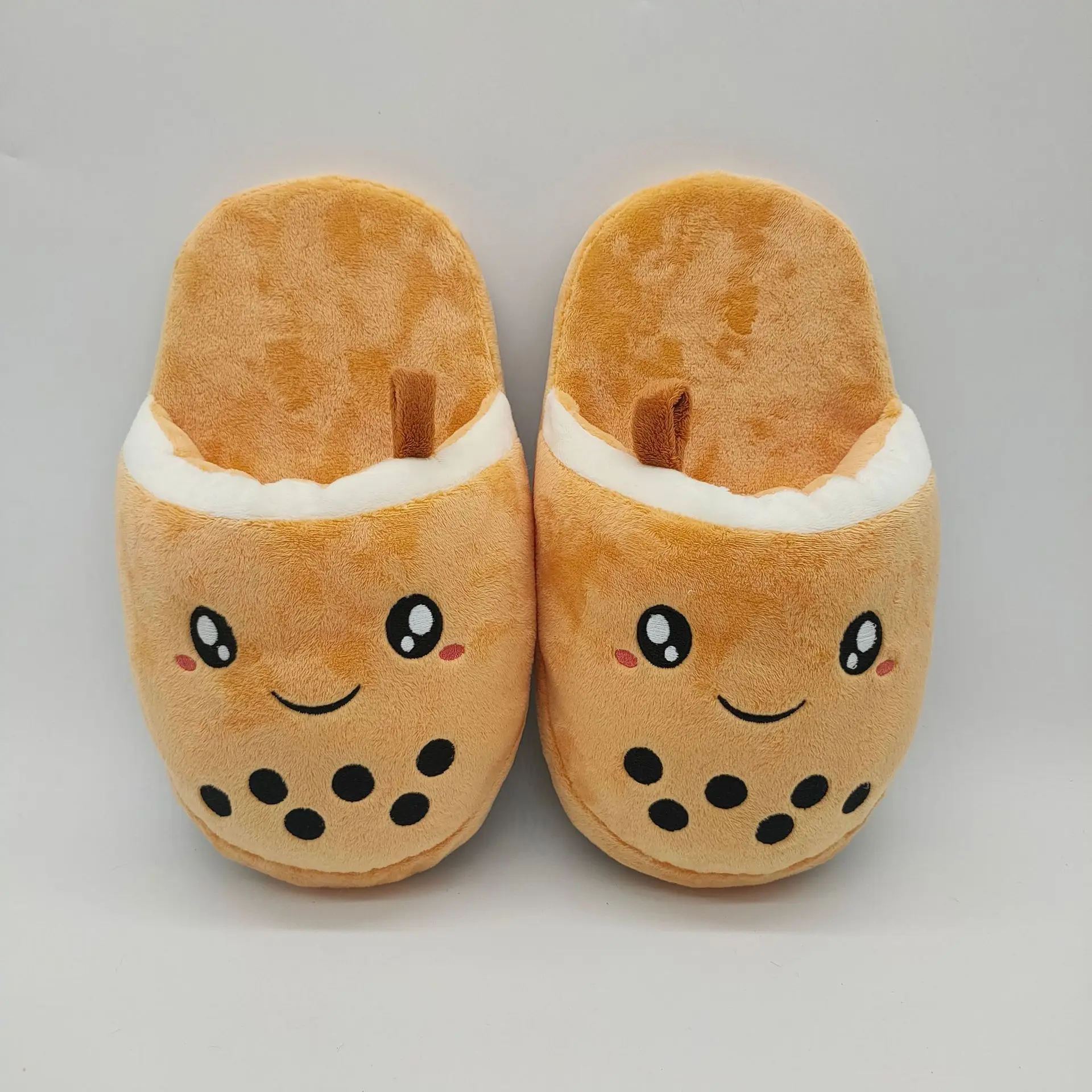 Cartoon-Boba-Milk-Tea-Plush-Slippers-Pearl-Milk-Tea-Autumn-and-Winter ...