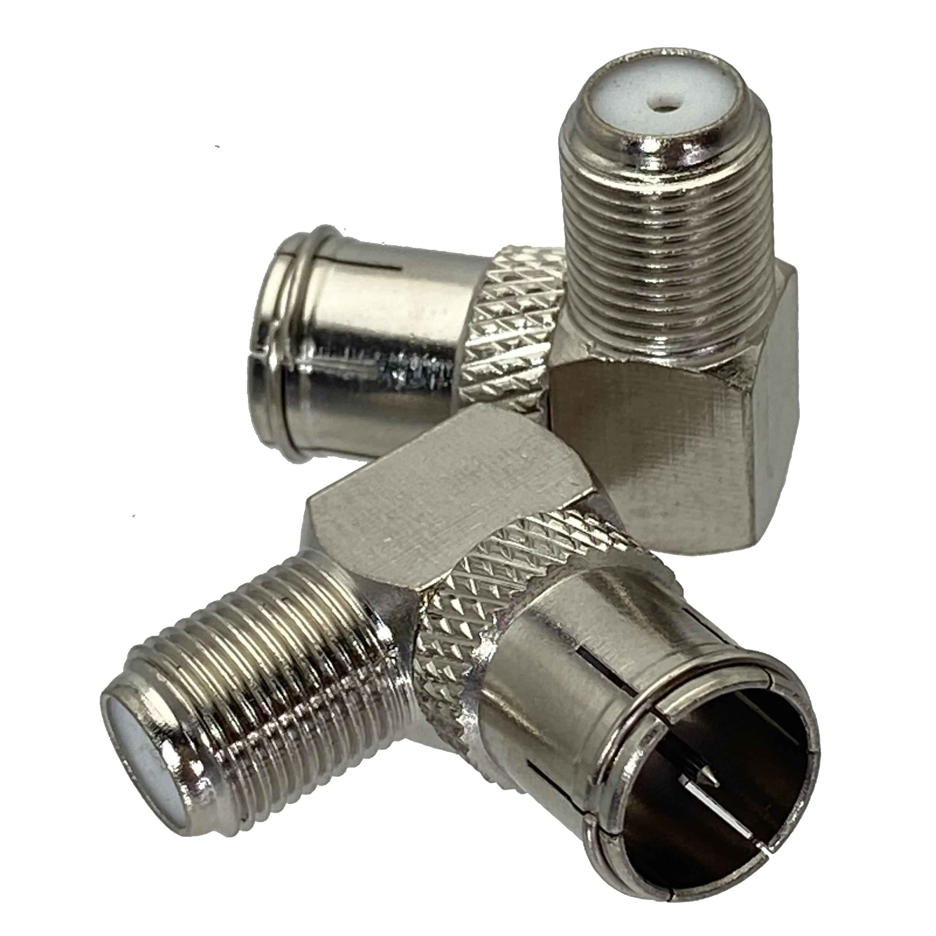 1pcs Quick Slide-on Push-on F TV Male Plug to F TV Female Jack in ...