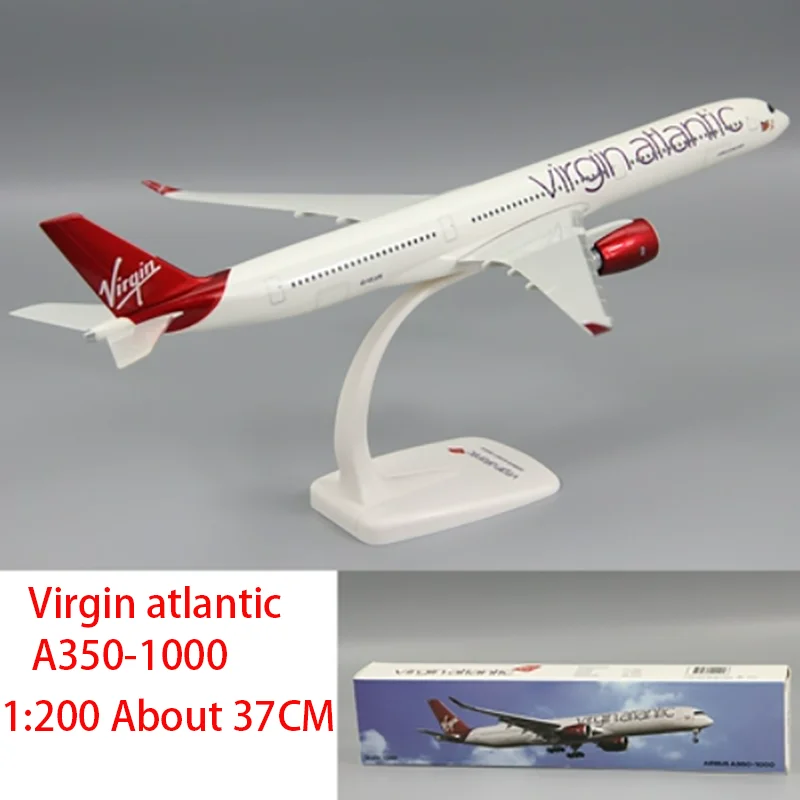 1-200-Scale-Virgin-atlantic-Airplane-A350-A350-1000-ABS-Plastic-With ...