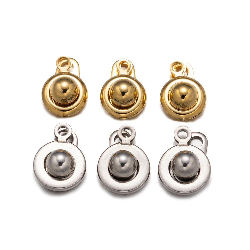 5Pcs-Stainless-Steel-Snap-Button-Clasps-Ball-Socket-Snap-Connector-DIY ...