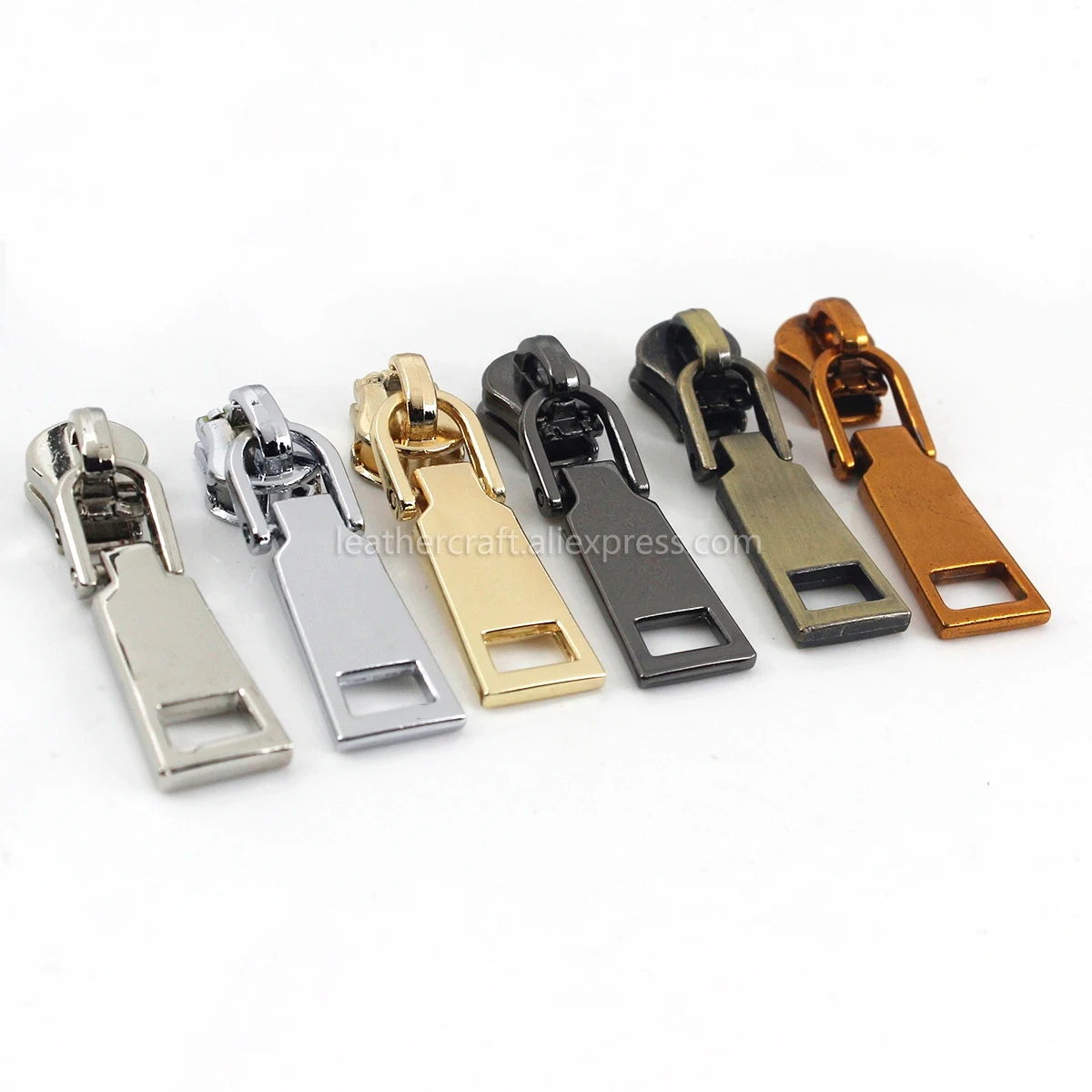 20Pcs Metal 5# Zipper Sliders For Jackets Clothes Coat Head Pullers Zip ...