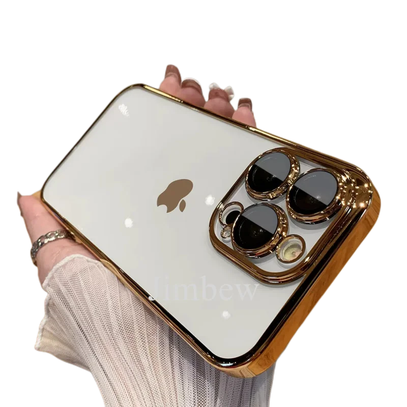 Transparent-Hard-Phone-Cover-with-Loudspeaker-Dust-Filter-Plating-Frame ...