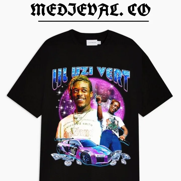 CAMISETA BOOTLEG LIL UZI VERT RAP TEE-KAOS BAJU RAPPER LIL UZI TERMURAH ...