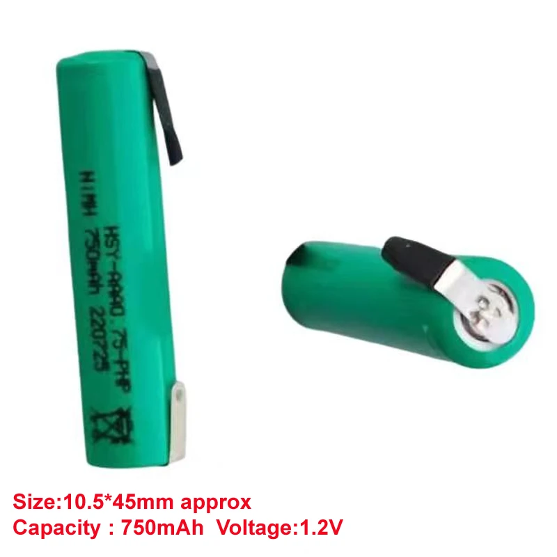 NIMH-AAA-1-2V-10-44mm-Rechargeable-Battery-For-Philips-Razor-PQ225 ...