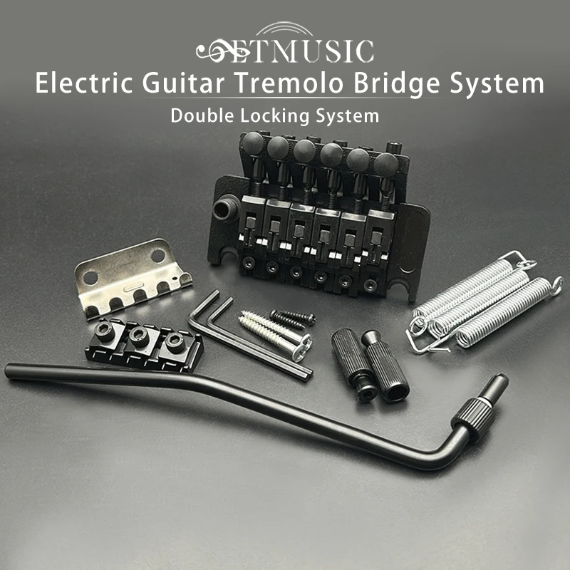 1Set-Electric-Guitar-Tremolo-Bridge-Systems-with-logo-Double-Locking ...