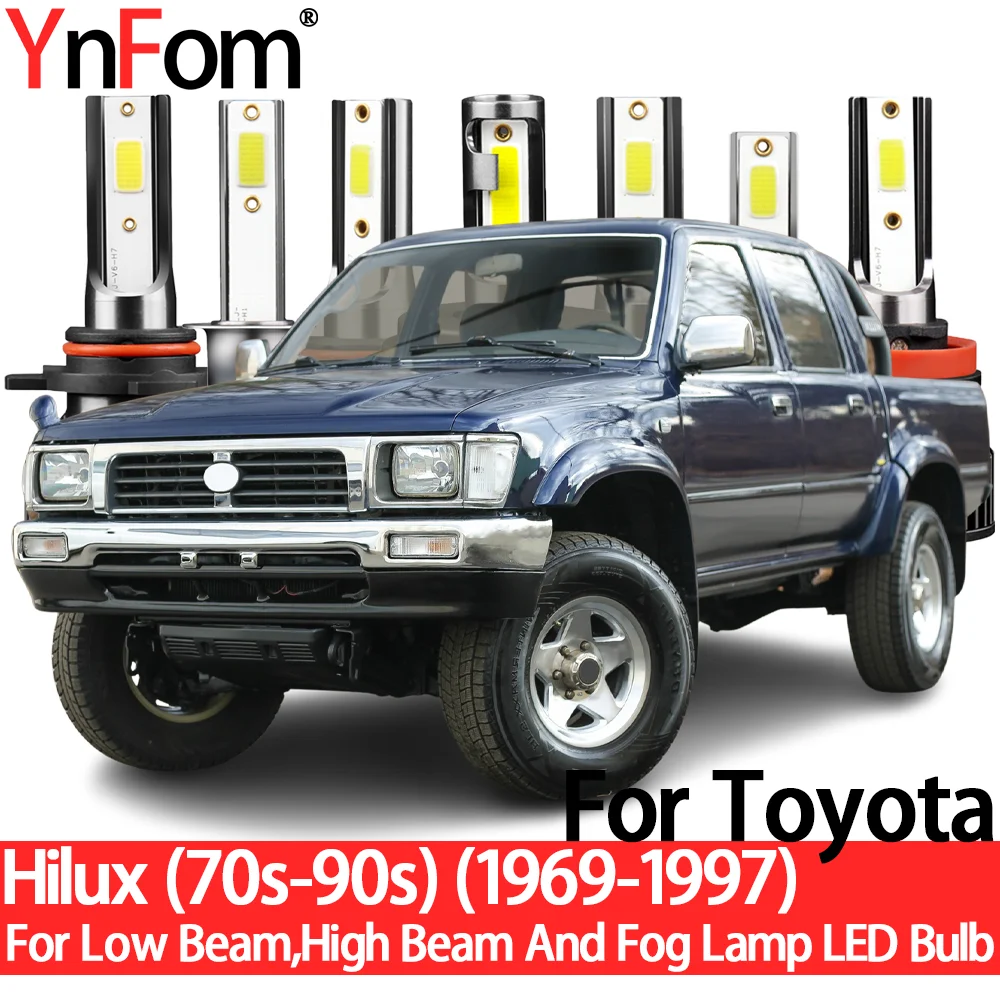 YnFom-Kit-de-bombillas-de-faro-LED-especial-para-Toyota-Hilux-luz-de ...