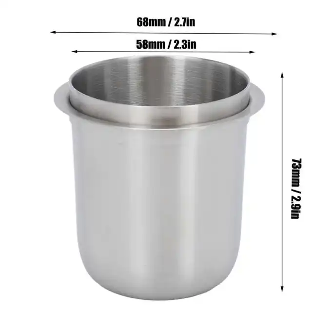 Stainless Steel Crema Dosing Cup 150ml 58mm Hands Free Universal ...