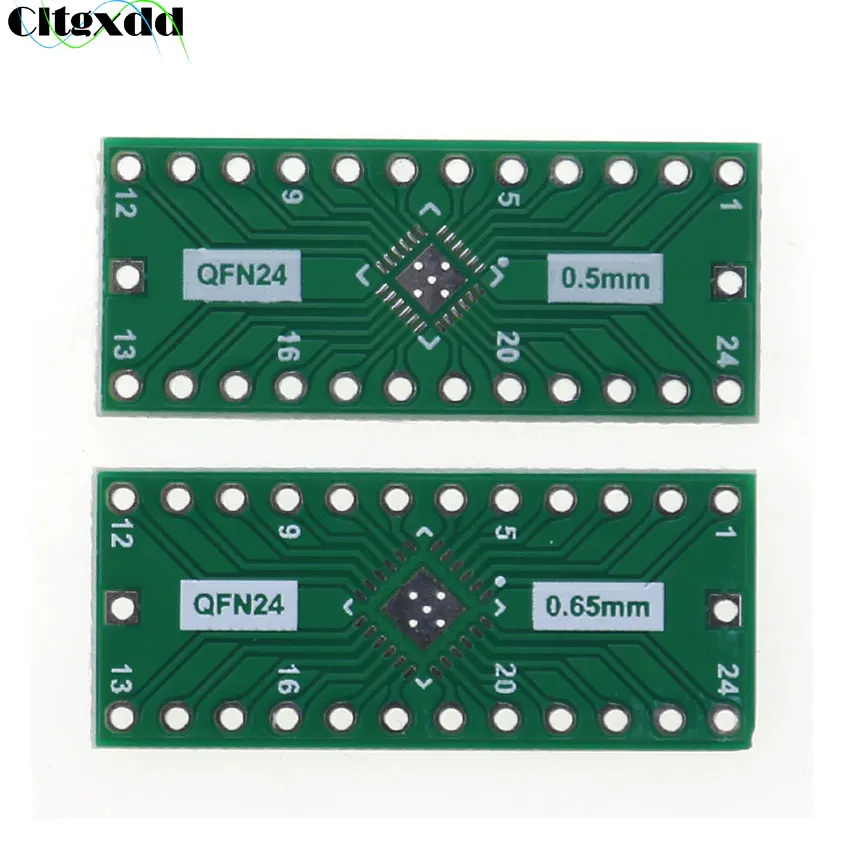 1pcs-QFN24-Transfer-Board-Adapter-PCB-Pinboard-SMD-to-DIP24-DIP-Pin-IC ...