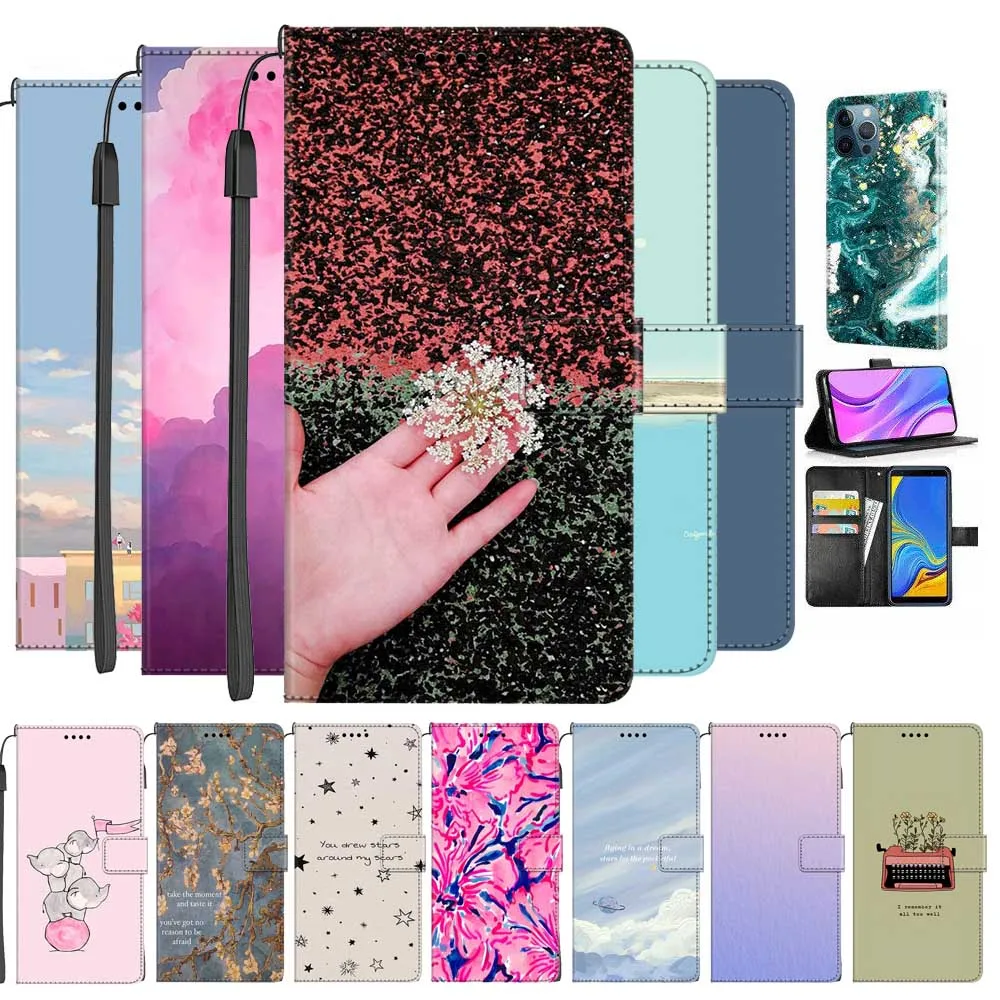Leather Flip Cover For Huawei Nova Y72 Case Wallet Card Slot Magnetic ...