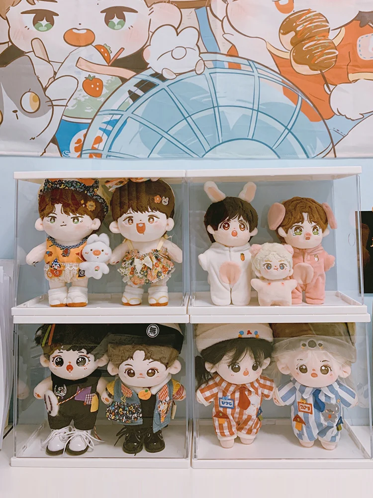 Cotton-Dolls-Storage-Box-Dust-proof-Plush-Toy-Dolls-Display-Box-Action ...