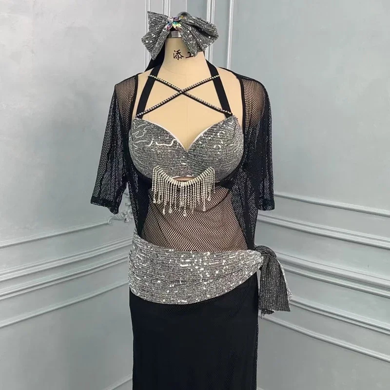 Belly-Dance-Performance-Costume-Dress-Cusomzied-Adult-Child-Baladi ...