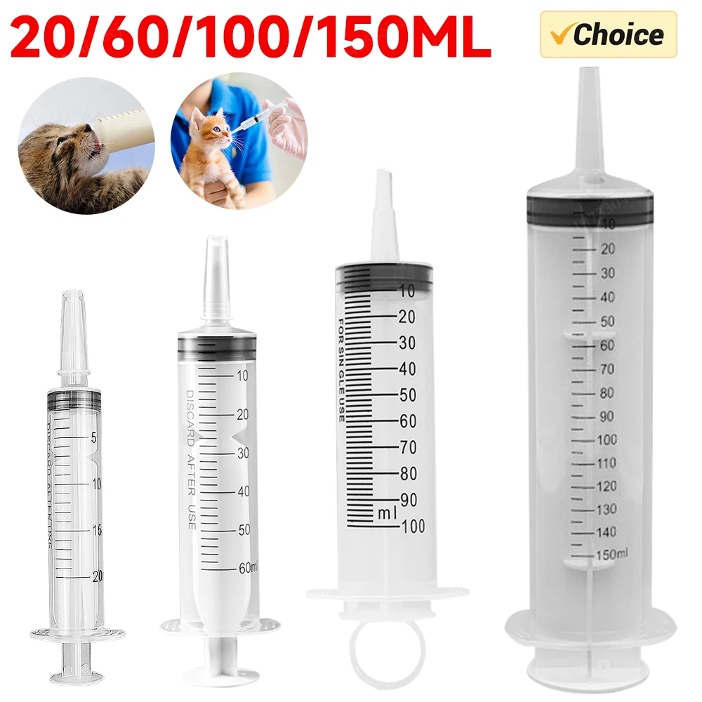 20-60-100-150ML-Reusable-Liquid-Syringe-Pump-Measuring-Without-Needle ...