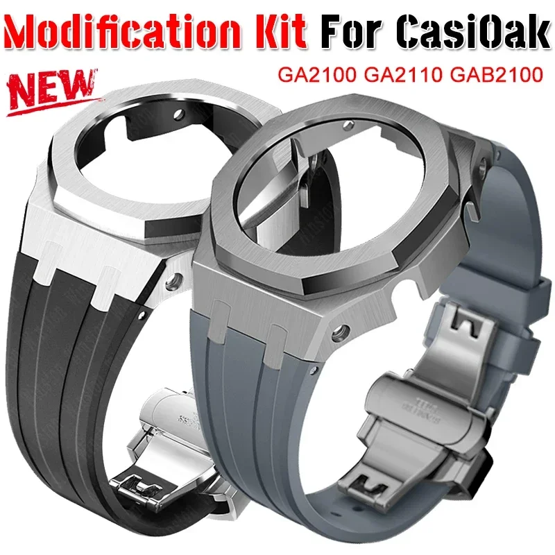 Gen4-For-Casioak-Mod-kit-GA2100-GA2110-GAB2100-Metal-Case-Bezel-Frame ...