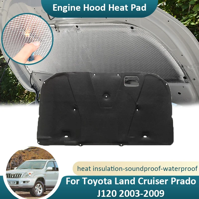 For-Toyota-Land-Cruiser-Prado-J120-MK3-2003-2009-Front-Sound-Hood ...