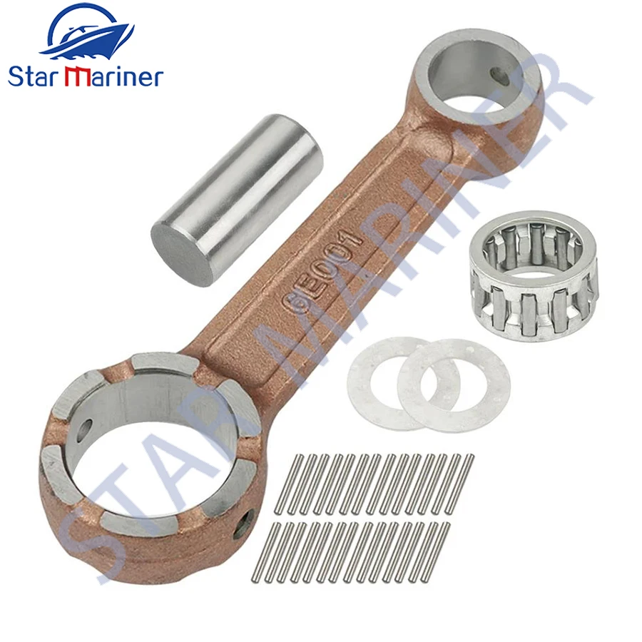 6E0 11650 Connecting Rod Kit For Yamaha Outboard Motor 2T 4HP 5HP 6HP ...