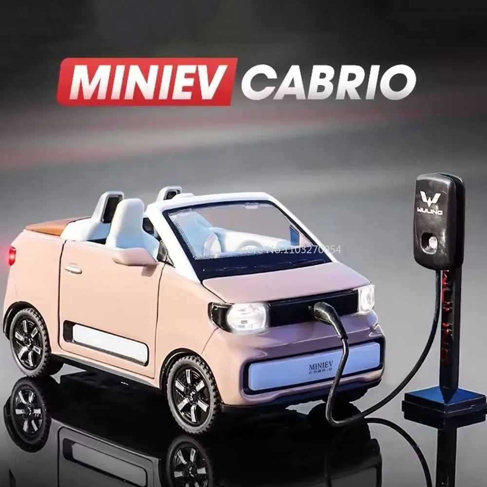 1-24-WuLing-MINI-EV-Convertible-Edition-Toys-Car-Models-Diecasts ...