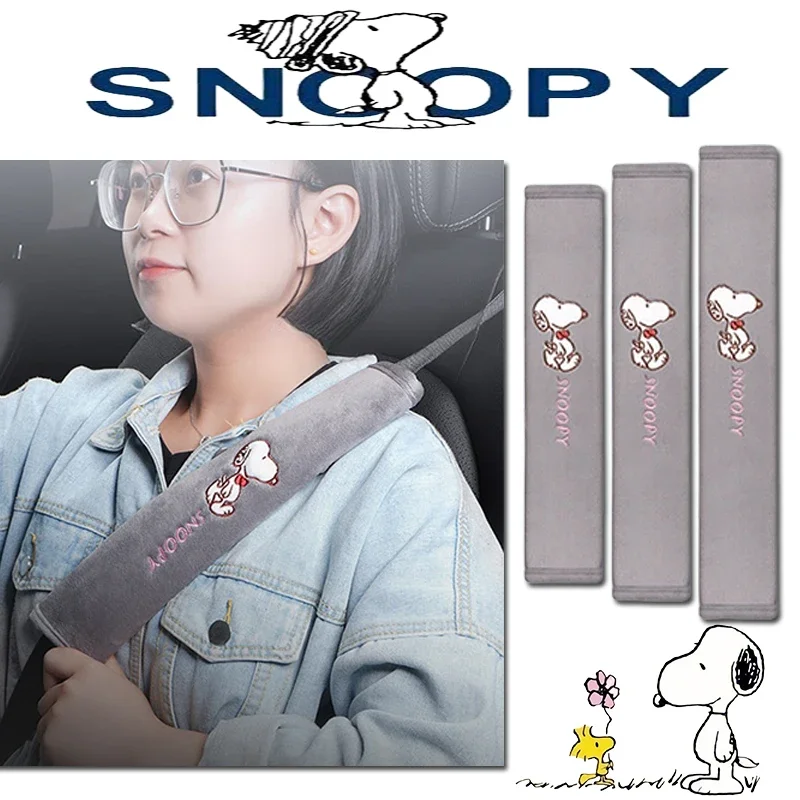 Snoopy-cintur-n-de-seguridad-de-coche-para-ni-os-24-27-33cm-hombreras ...