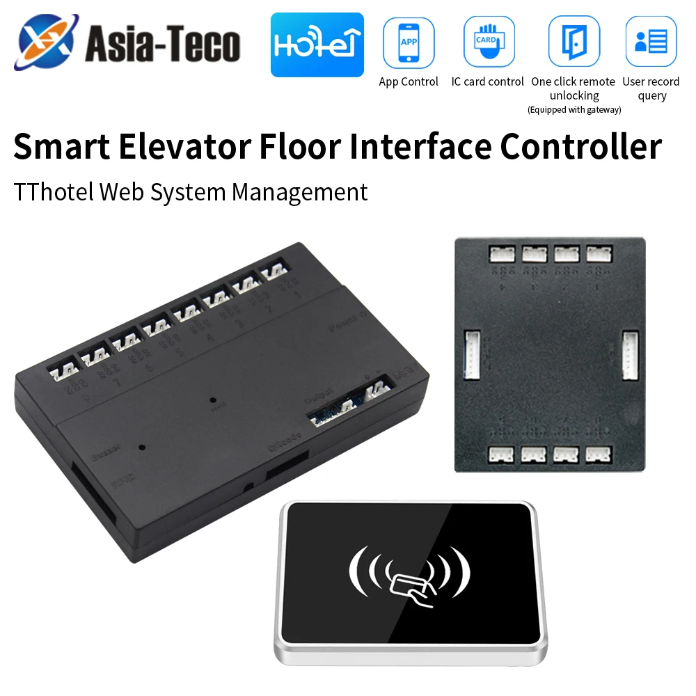 TTHotel Smart Elevator Lift Floor Access Controller 13.56Mhz RFID ...