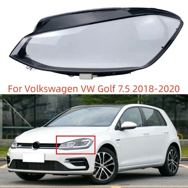 For-Volkswagen-VW-Golf-7-5-2018-2019-2020-Car-Front-Headlight-Lens ...