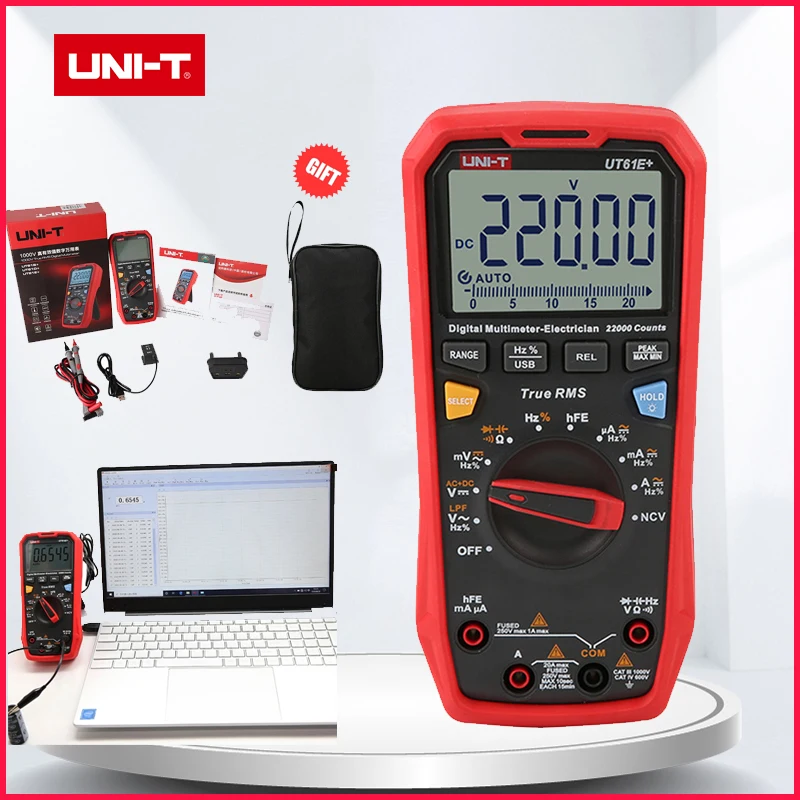 UNI-T-UT61E-Plus-Mult-metro-Digital-Tester-UT61B-Plus-UT61D-Plus-AC-DC ...