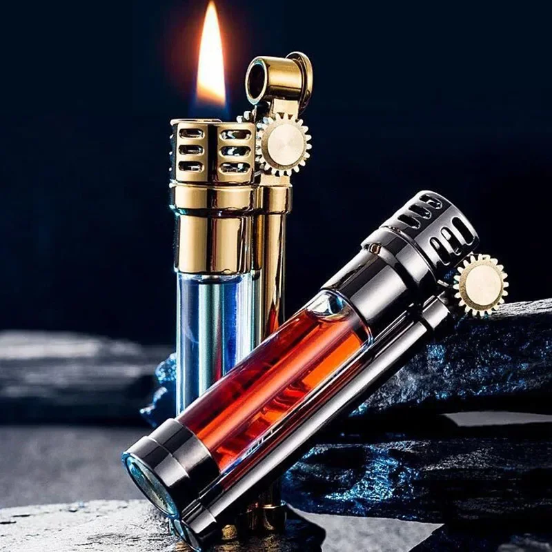 Zorro-Transparent-Fuel-Tank-Metal-Kerosene-Lighter-Creative-Retro ...