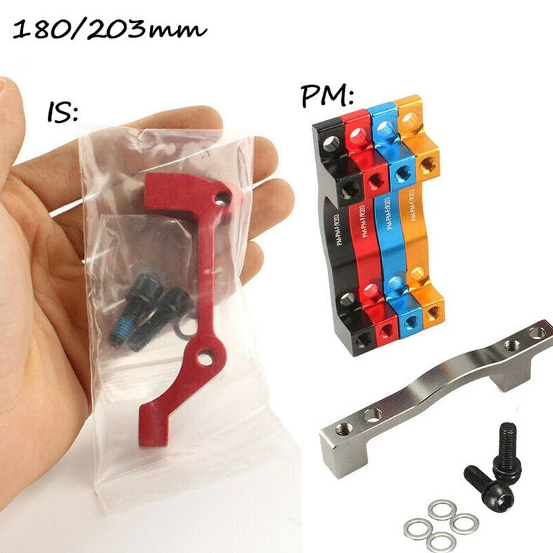 Pm/is Mtb Bike Disc Brake Rotors Front Rear 180/203mm Is/pm Caliper ...