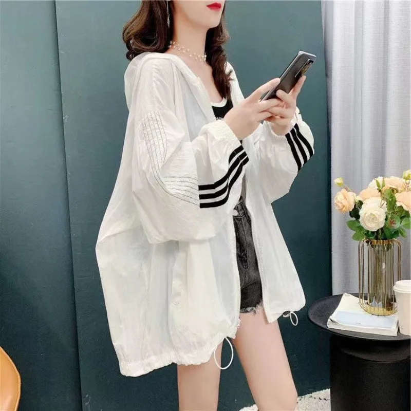 Hooded Sunscreen Clothes Ladies Summer Latest UV Protection Breathable ...