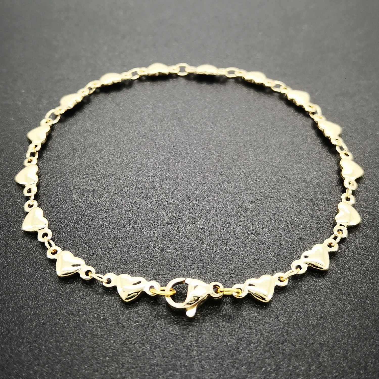 18K-Gold-Stainless-Steel-Anklets-For-Women-Barefoot-Sandals-Ankel-Bracelets-High-Polished-Love ...