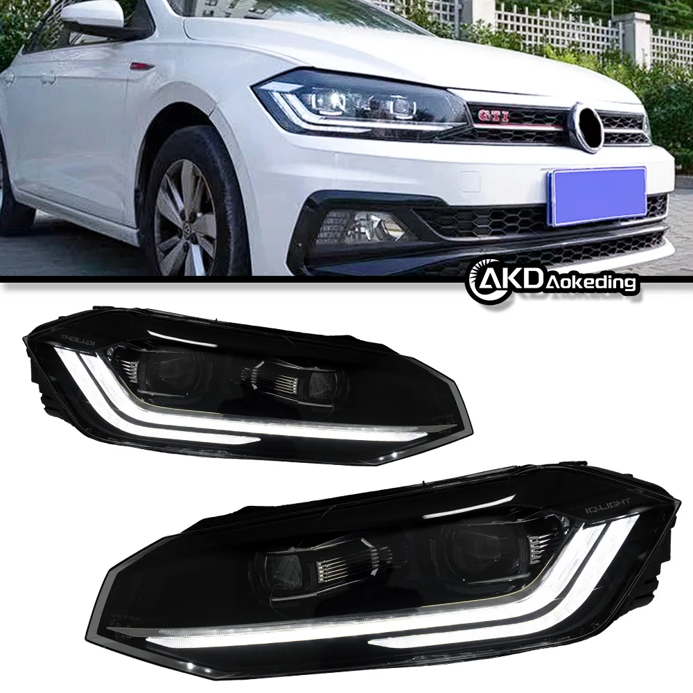 Headlight-For-Polo-Virtus-2019-2022-New-Polo-Head-Lights-Style ...