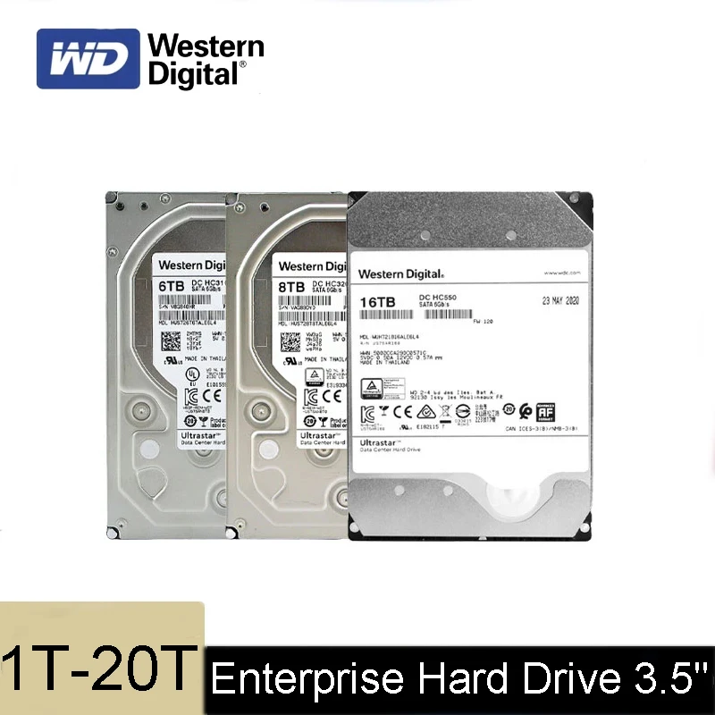 Western Digital-WD Enterprise Hard Drive, HDD 7200 RPM para NAS ...