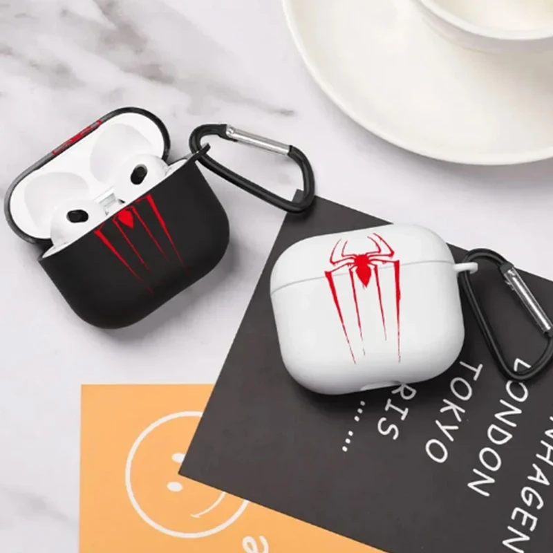 Red-Spider-Airpod-Case-Man-Black-and-White-Earphone-Cover-for-AirPods-2 ...