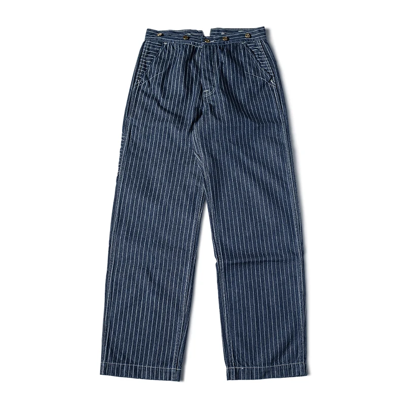 Non Stock Retro 1920s Wabash Stripe Railroad Work Pants Vintage Mens ...