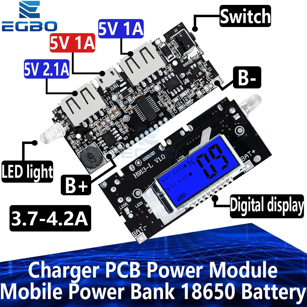 Dual-USB-5V-1A-2-1A-Mobile-Power-Bank-18650-Battery-Charger-PCB-Power ...