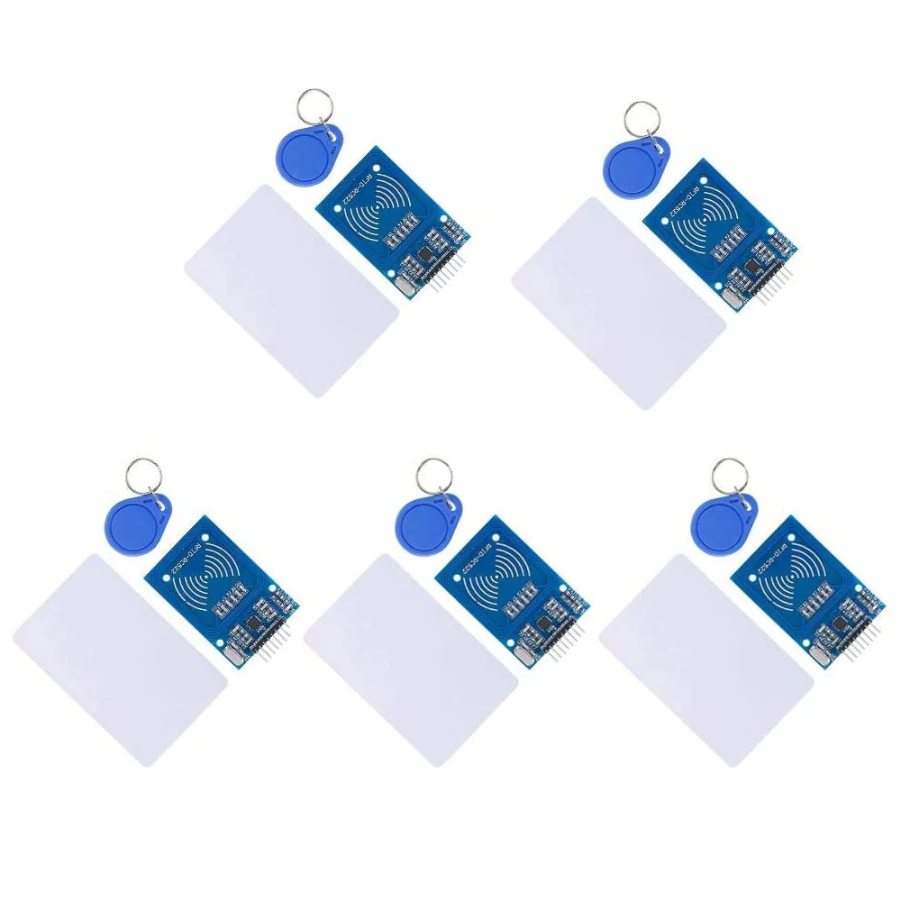 M-dulo-de-lector-RFID-RC522-Kit-de-5-piezas-con-tarjeta-blanca-S50-y ...