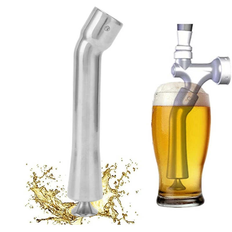 Stainless Steel Beer Tap Draft Beer Foam Reduce Beer Tap Equipment for ...