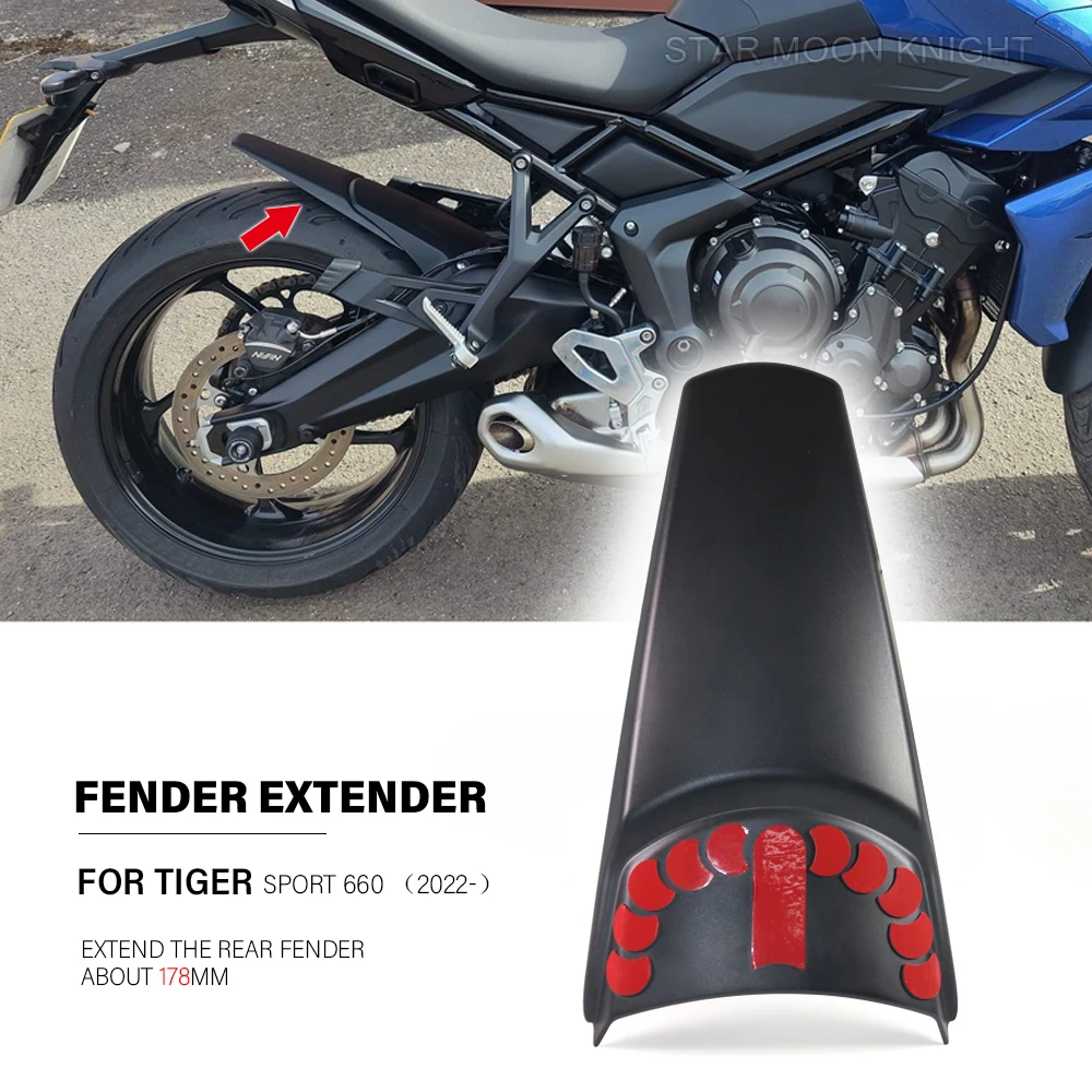 Rear-Fender-Mudguard-Extender-For-Tiger-Sport660-Sport-660-2022-2023 ...