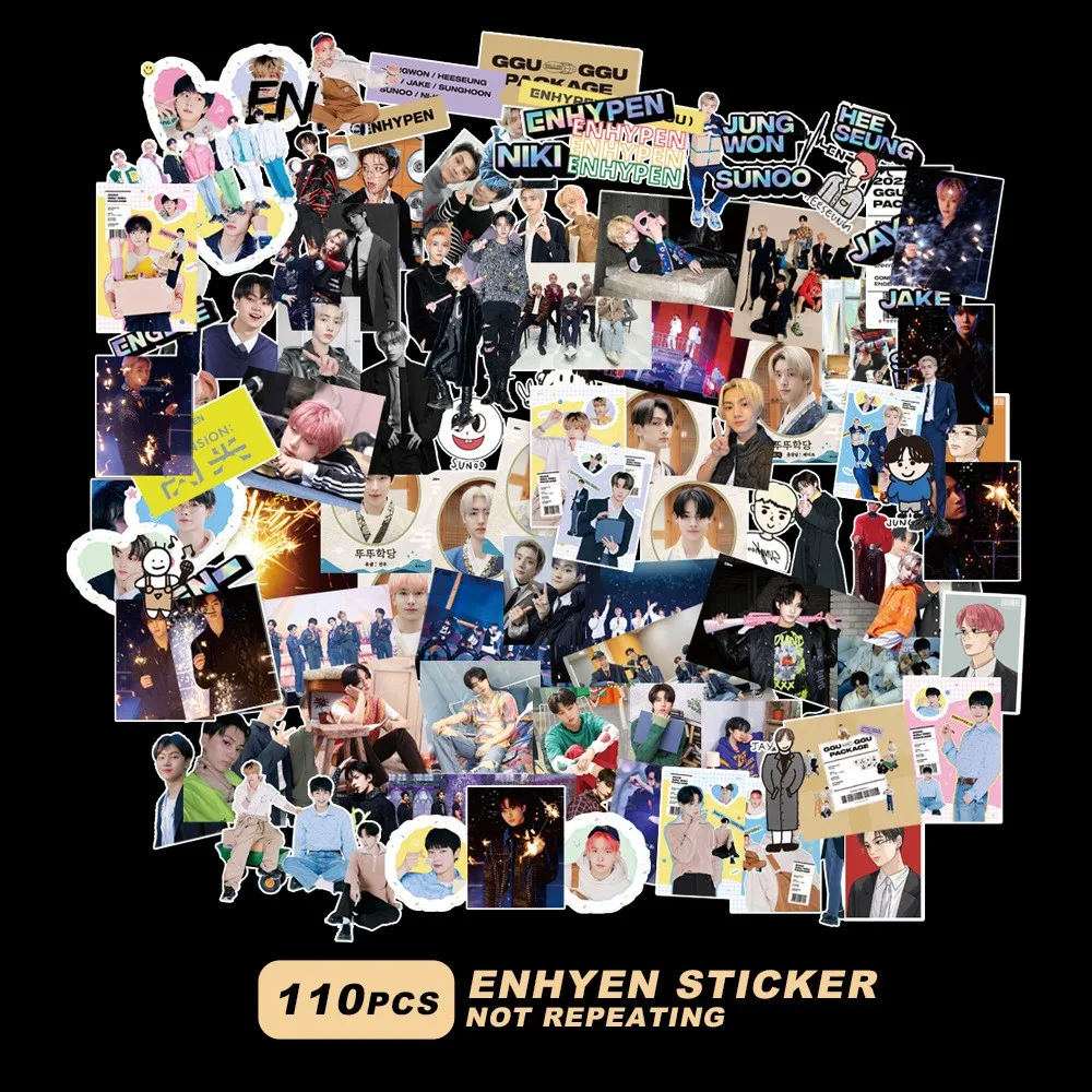 Enhypen 100pcs Set Stickers Stickers, Labels & Tags Paper etna.com.pe