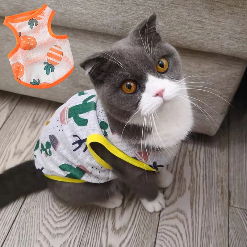 Cheap-Sphynx-Cat-Vest-Tshirt-Summer-Mesh-Pet-Sleeveless-Clothes-for ...