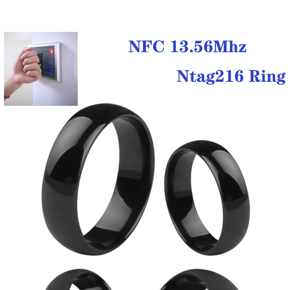 RFID-Ntag-216-anillo-NFC-Chip-inteligente-a-prueba-de-agua-insignia ...