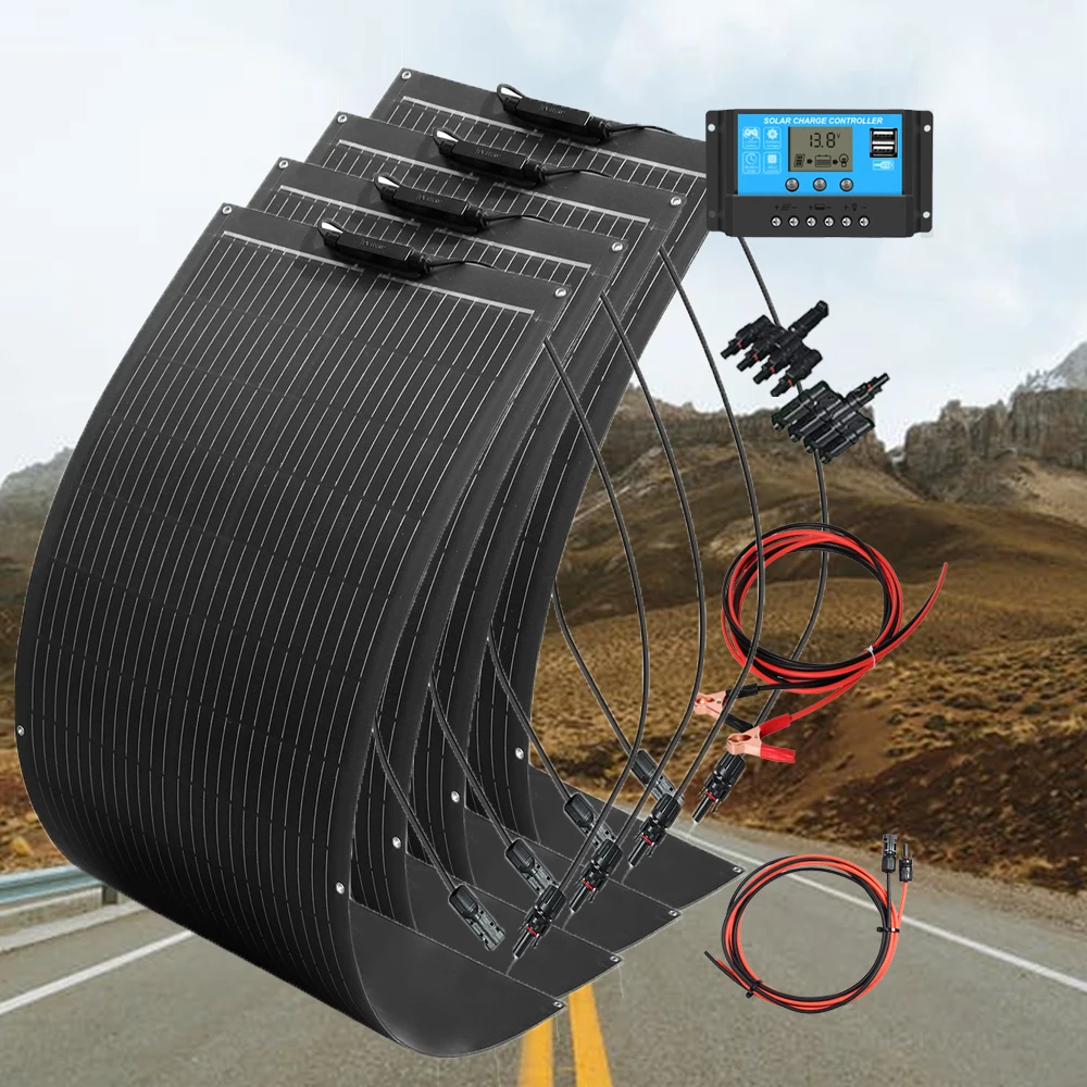 Flexibles-Solarpanel-Kit-500W-400W-200W-W-Photovoltaik-Module-PV ...